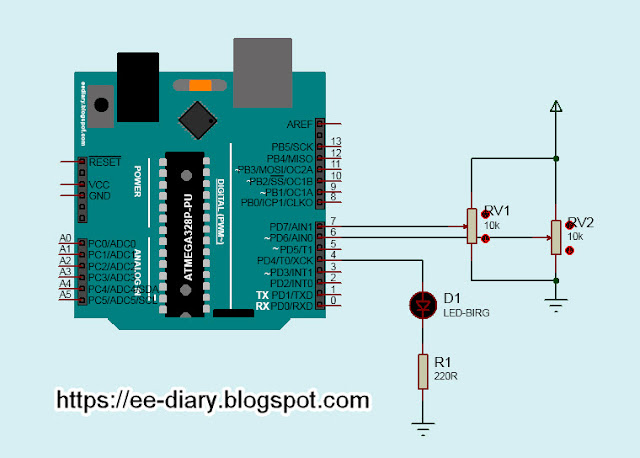 How to use Arduino Analog Comparator? | ee-diary