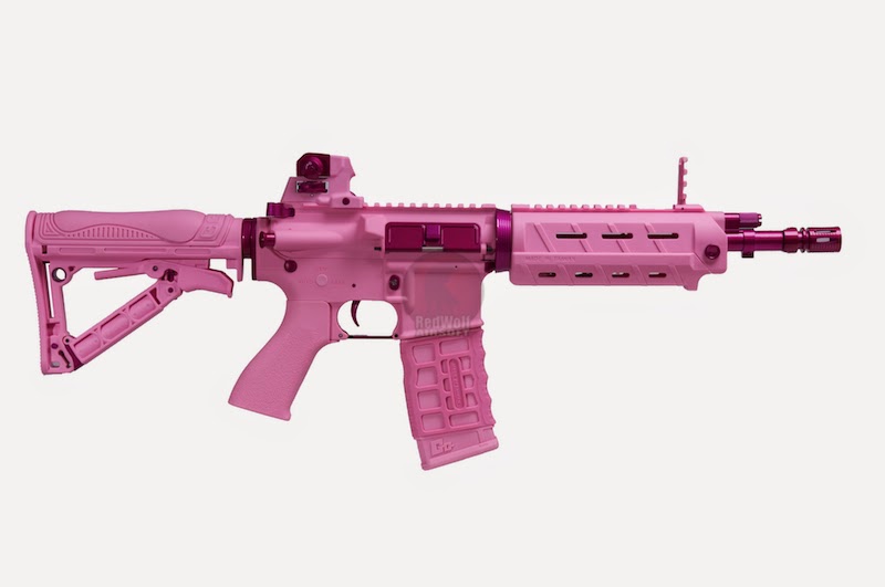 My gun - G&G Combat Machine AEG with Blowback FF26 Pink Storm - Femme ...