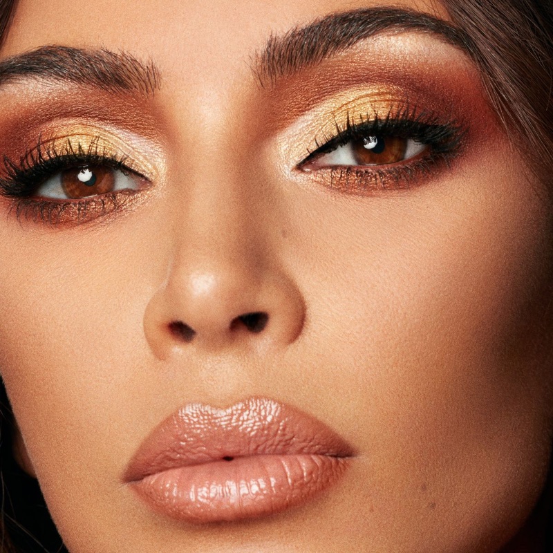 Kim Kardashian West goes glam for KKW Beauty x Mario Campaign