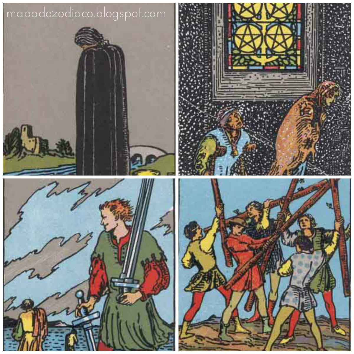 As Cartas De Número 5 No Tarot | Mapa do Zodíaco