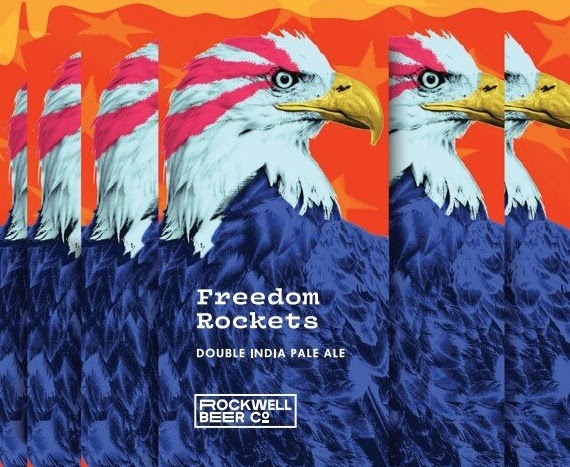 The Wine and Cheese Place: Rockwell Beer Co, Freedom Rockets Double IPA