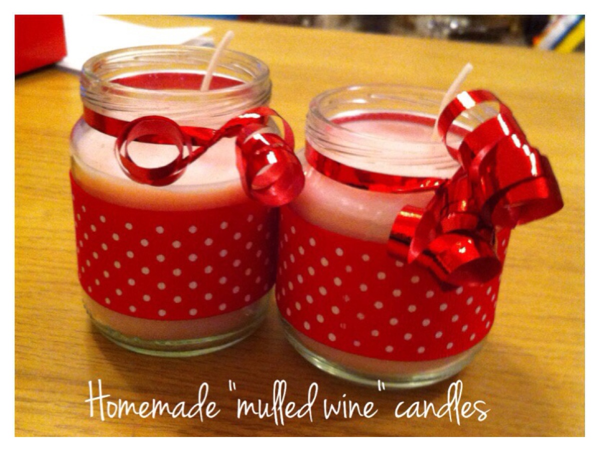 Mrs Crafty B: How to Make Mulled Wine Scented Christmas Candles by Becster