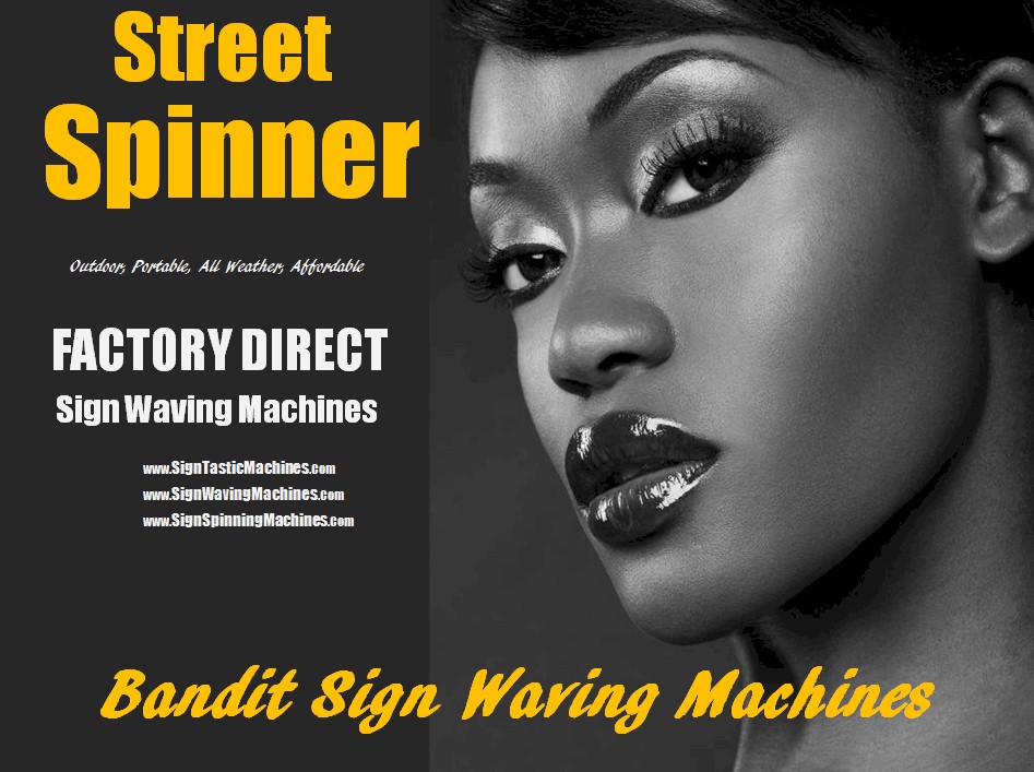 Sign Waving Machines Outdoor Portable Mannequin Waver Spinner Machine ...