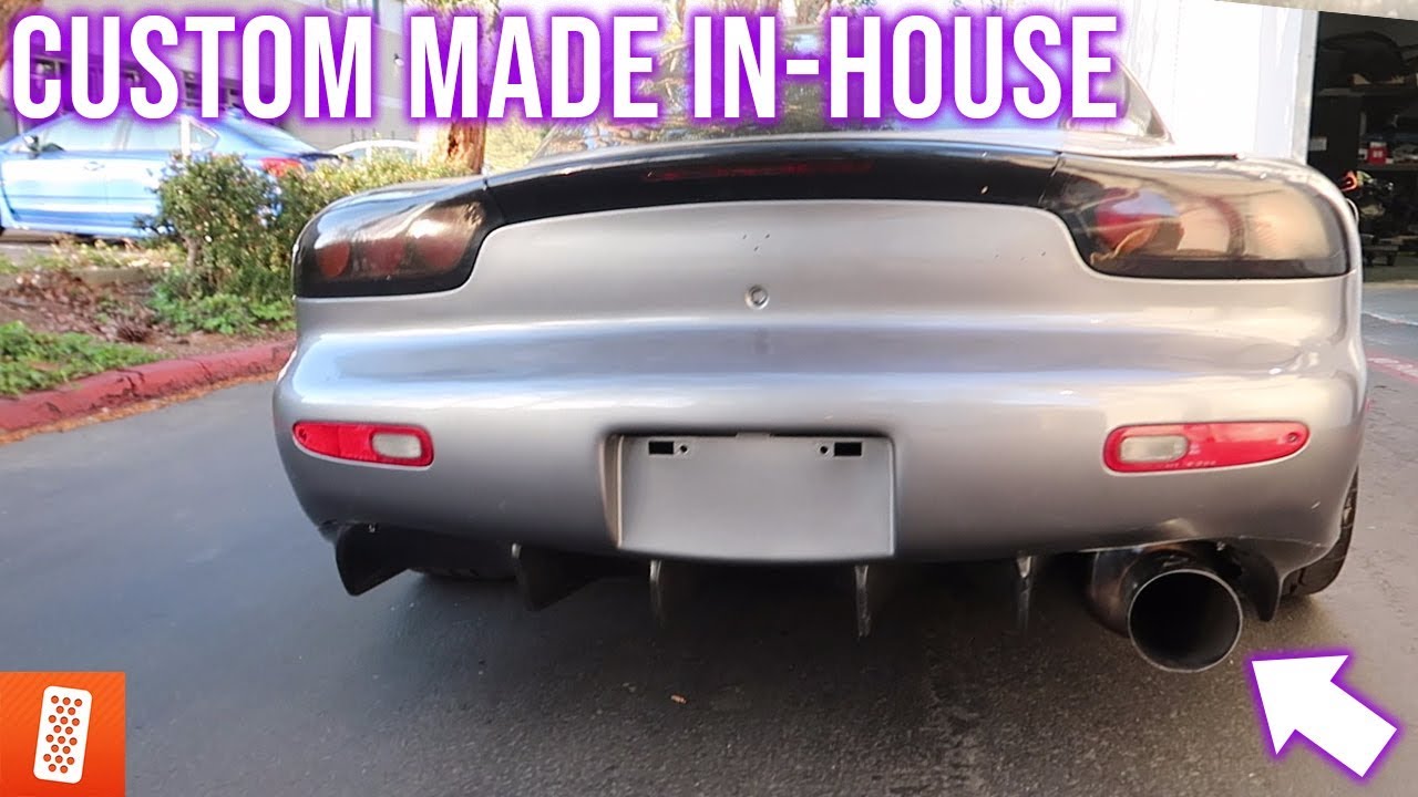 MAKING A CUSTOM 3" EXHAUST FOR HELEN’S FD RX-7! – throtl