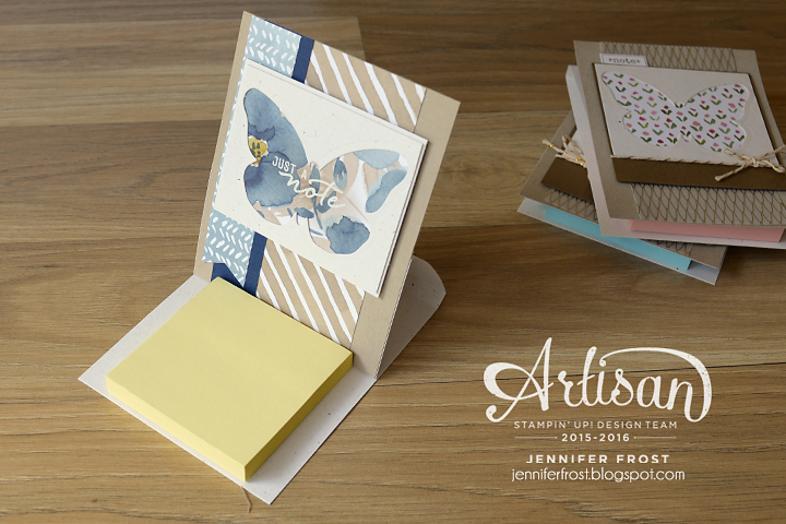 Easel Sticky Note Gifts - Papercraft by Jennifer Frost