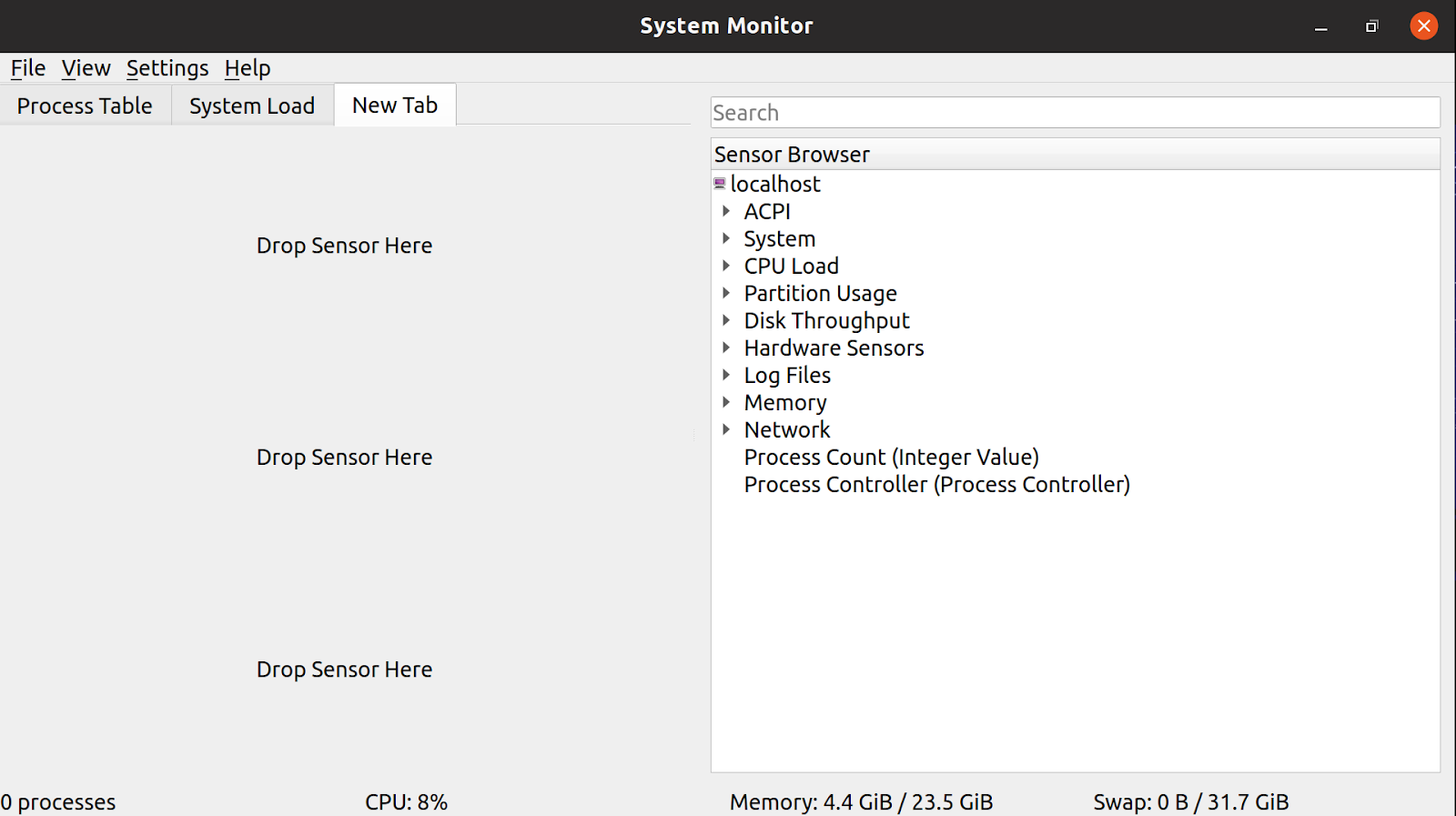 KDE System Guard as a Gnome System Monitor Replacement