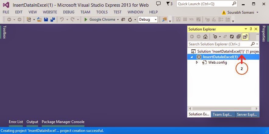 Learning Walkthrough: Insert Data Into Excel Using ASP.Net Learning Walkthrough: Insert Data Into Excel Using ASP.Net