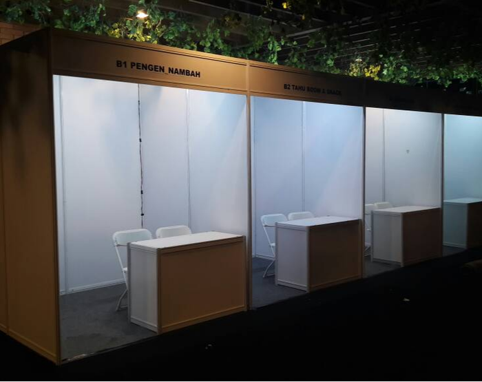 SEWA STAND R8 PARTISI PAMERAN TERMURAH DAN TERLENGKAP JAKARTA SELATAN