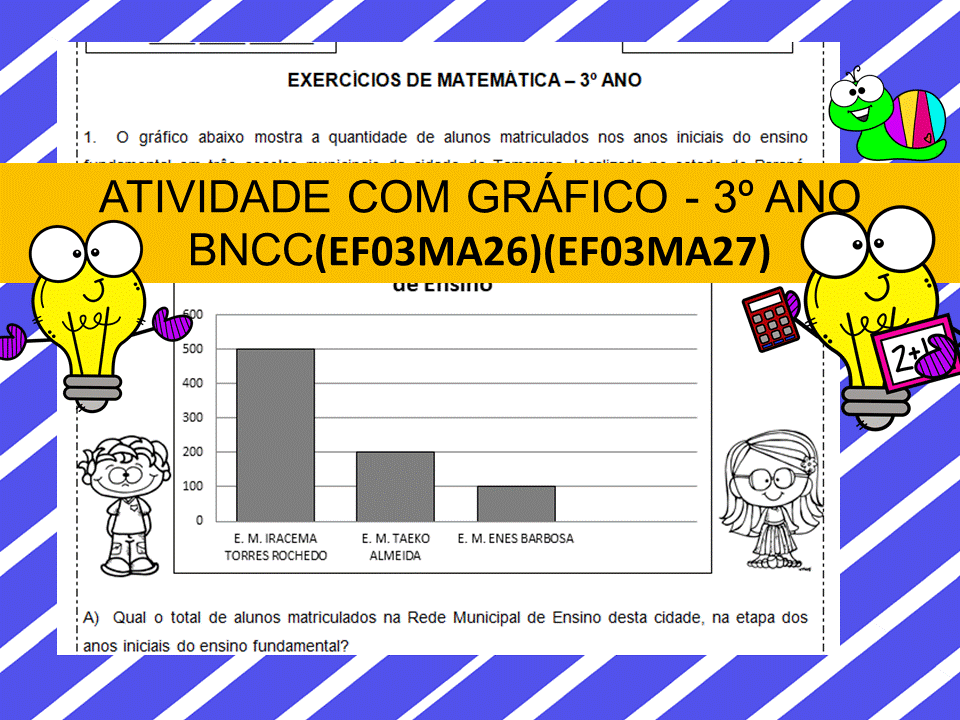 Atividade Com Graficos 3 Ano Edukita