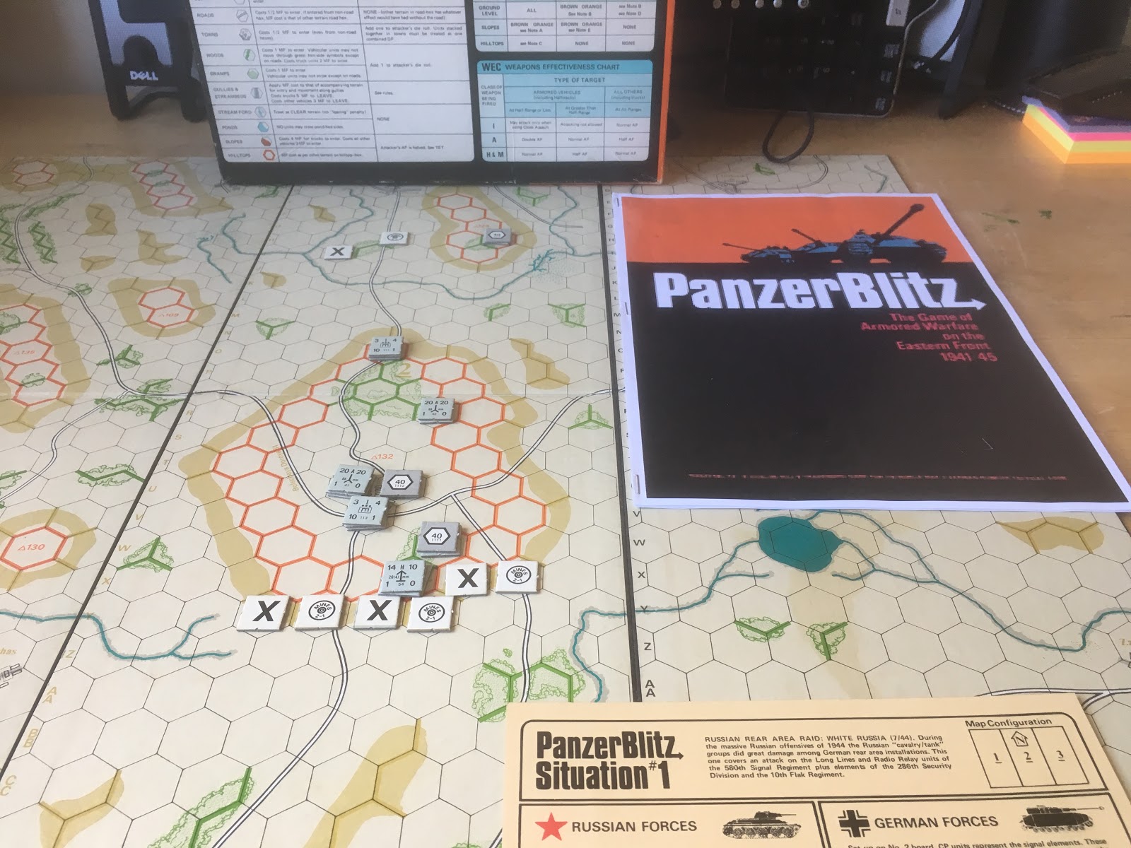 Brian's Wargaming Blog: Panzerblitz: Situation #1
