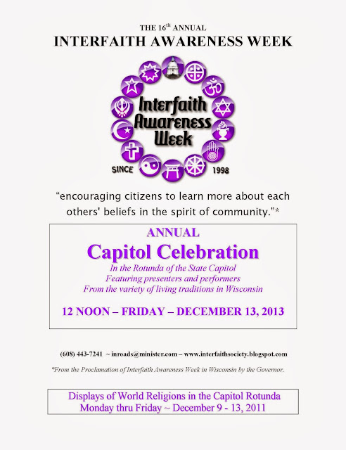 Interfaith Society: Interfaith Awareness Week at the Wisconsin Capitol