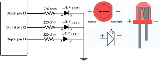 การต่อวงจร Led ไฟกระพริบ Arduino No5