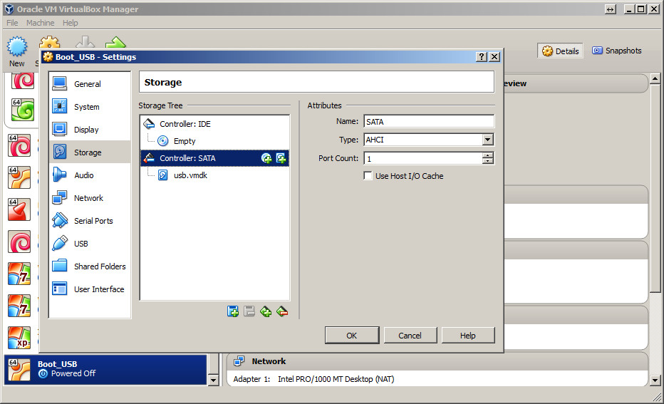 Boot From a USB Drive in VirtualBox