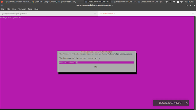 Install jitsi meet ubuntu linux tutorial - readyper