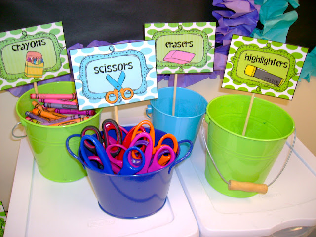 SUPPLY LABEL ORGANIZATION | Peace, Love, and First Grade