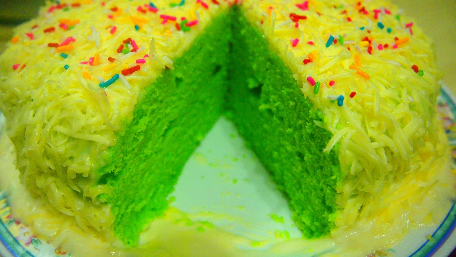 MamaMia Kitchen: KEK PANDAN SNOW CHEESE