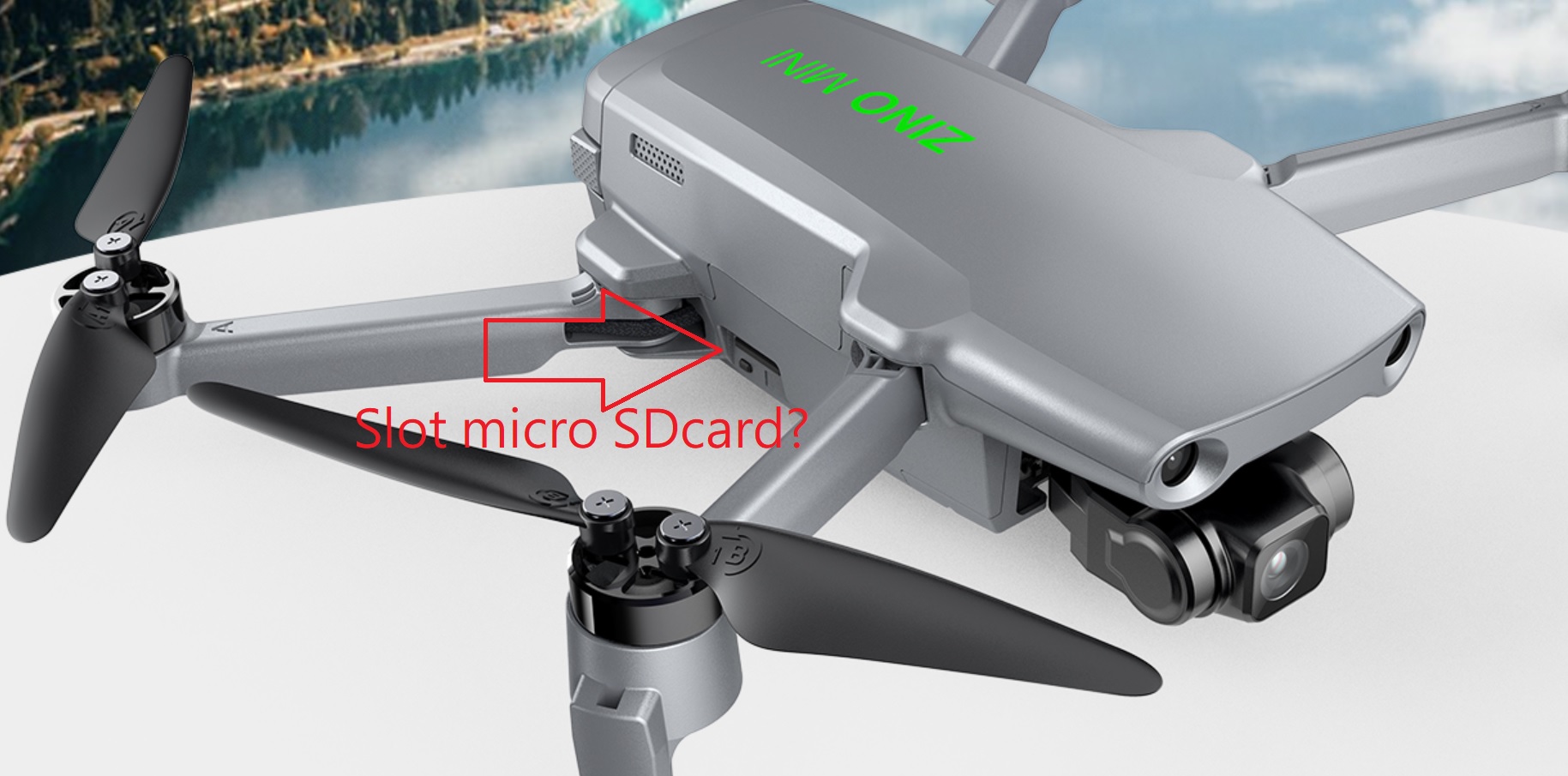 HUBSAN ZINO MINI PRO ha un radiocomando con display, foto raw e altre ...