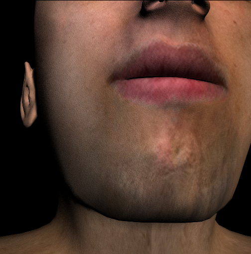 Virtual Environments: Modelling My Face - Bump Mapping