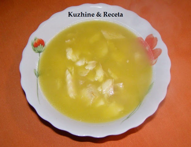 Kuzhine - Receta: Supe peshku (me peshk merluc)
