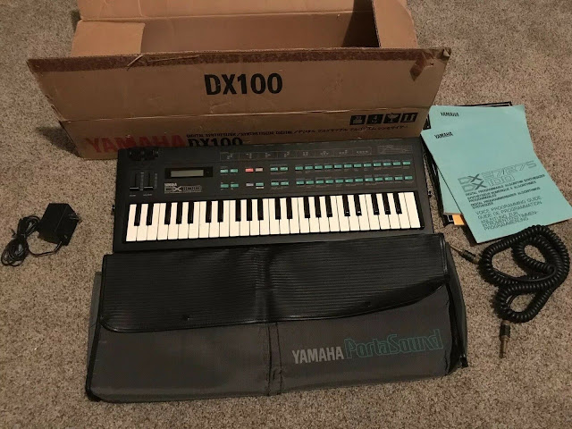 MATRIXSYNTH: Yamaha DX100 w/ Original Box & Docs