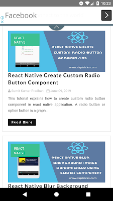 React Native WebView | SKPTRICKS