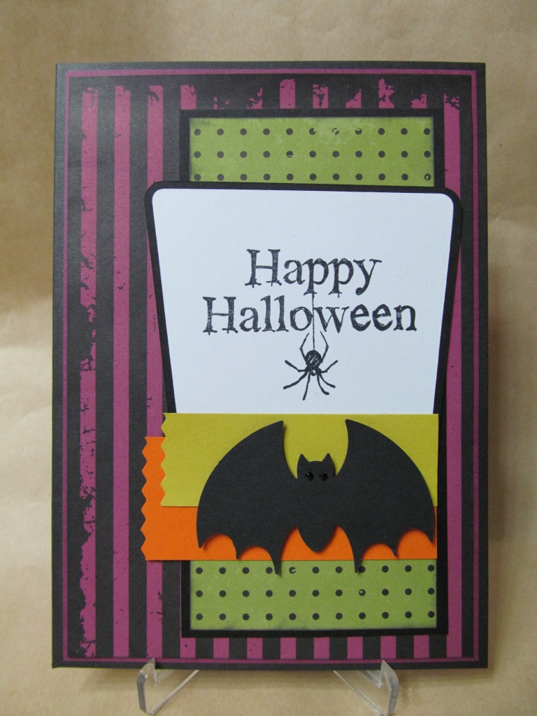 Savvy Handmade Cards: Happy Halloween Card