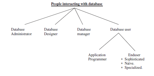 Component and Interfaces of DBMS ~ TUTORIALTPOINT- Java Tutorial, C ...