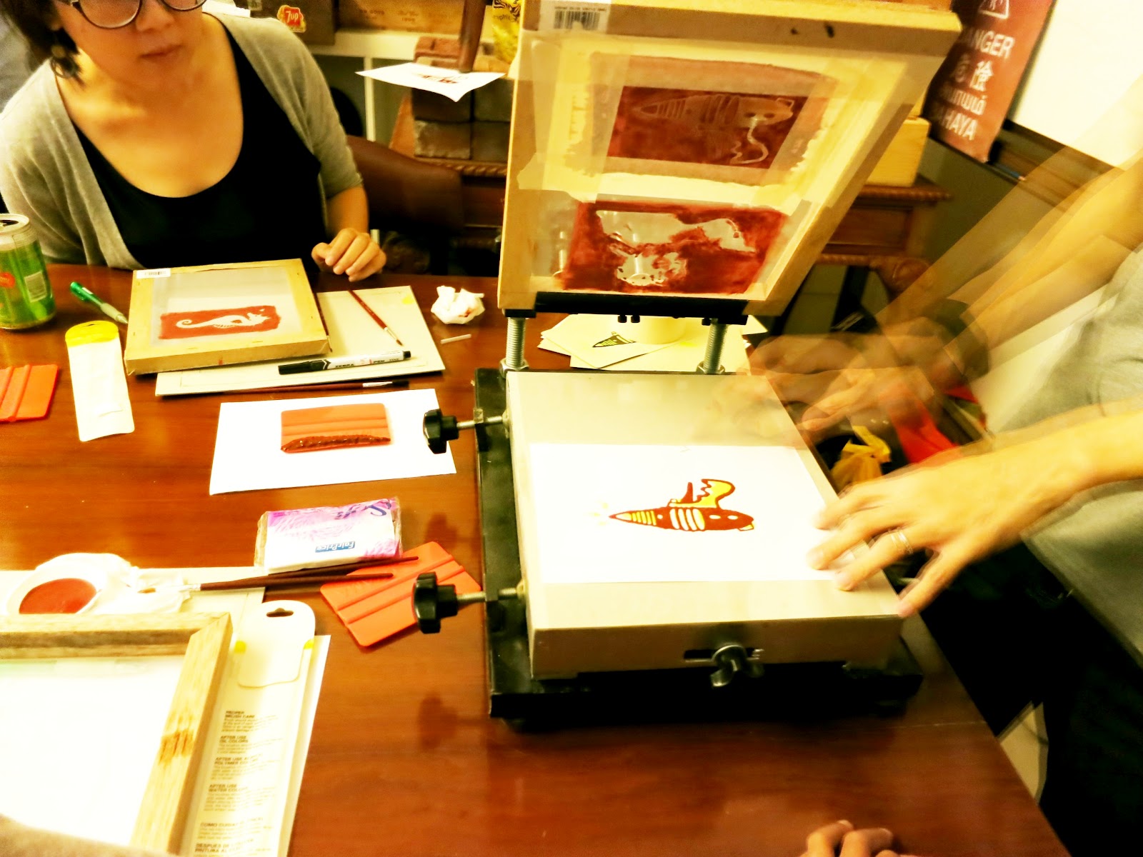 Silkscreen printing workshop II | Projects by Jane