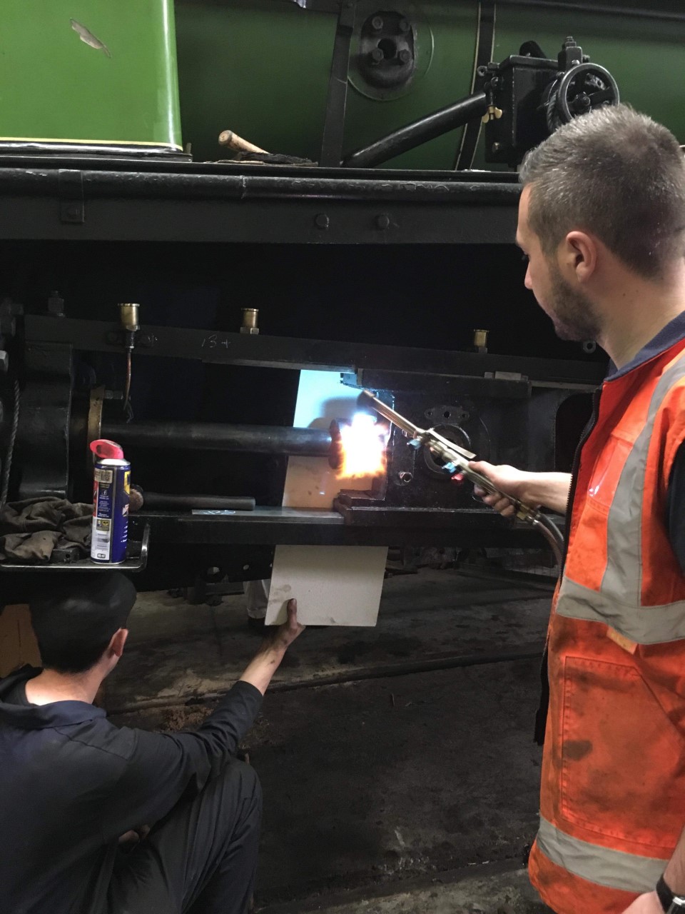 North Tyneside Steam Railway: Crosshead splitting