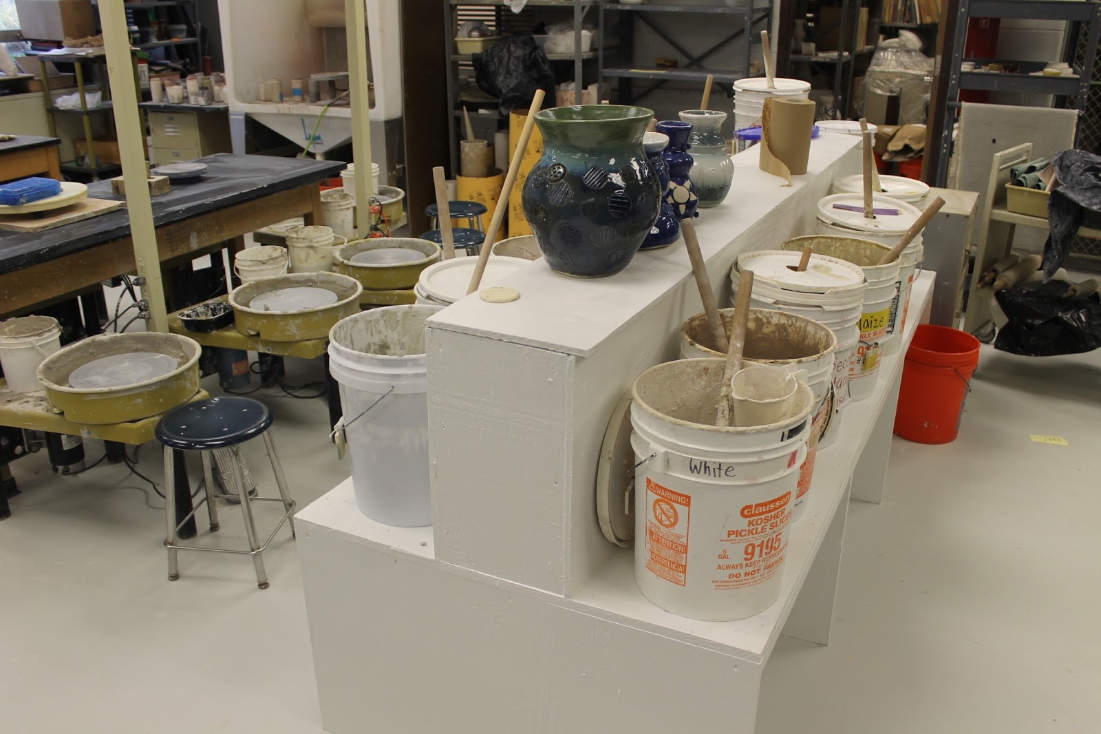 South High Fine Arts: New Custom Made Ceramics Glaze Table #99Learns ...