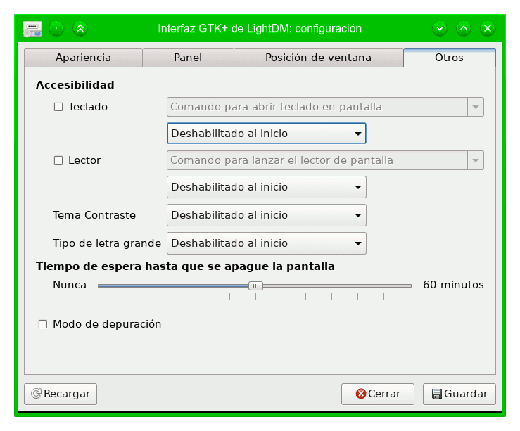 UsuarioDebian: Lightdm - gestor de sesiones