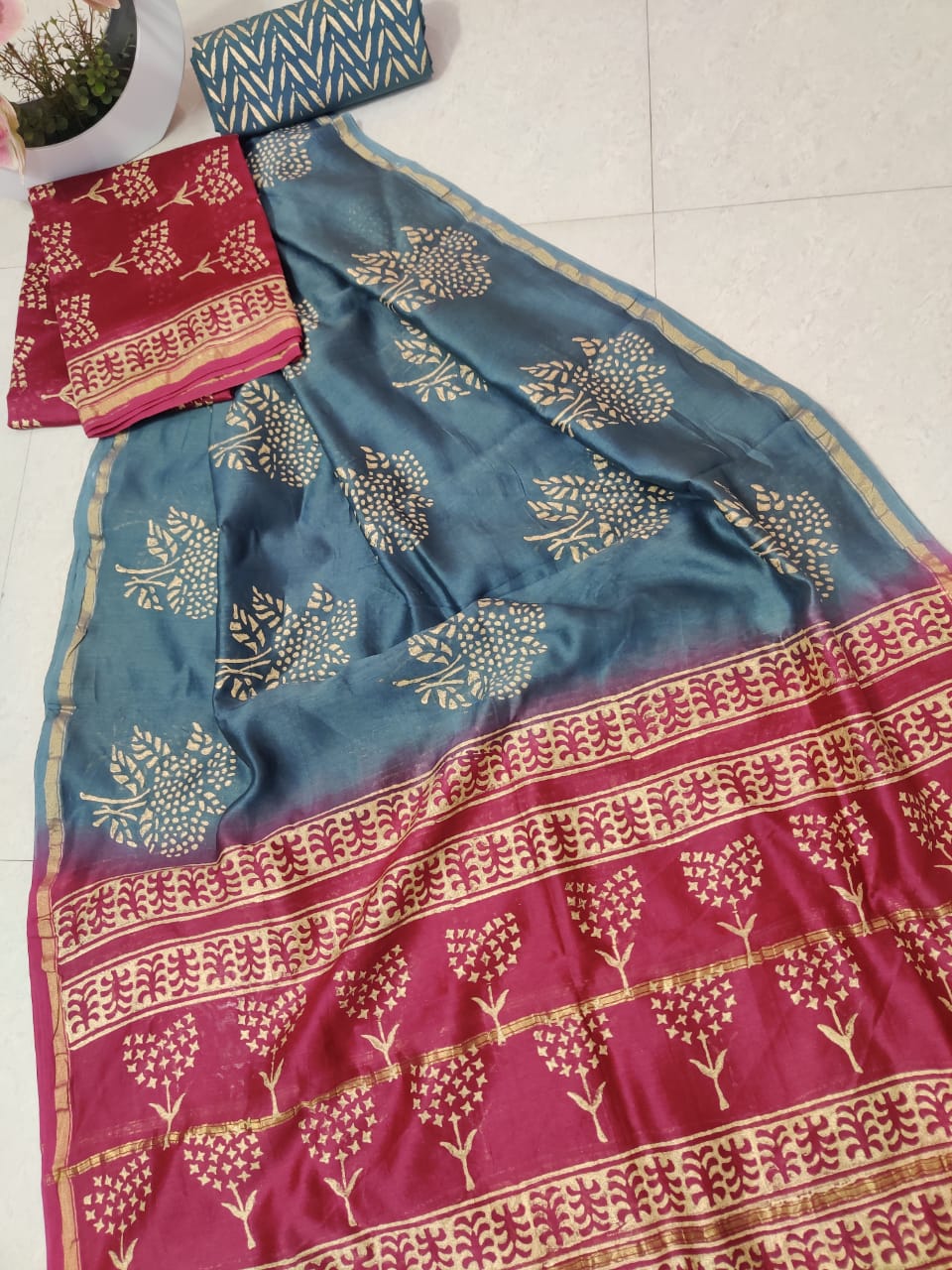 Chanderi dress materials