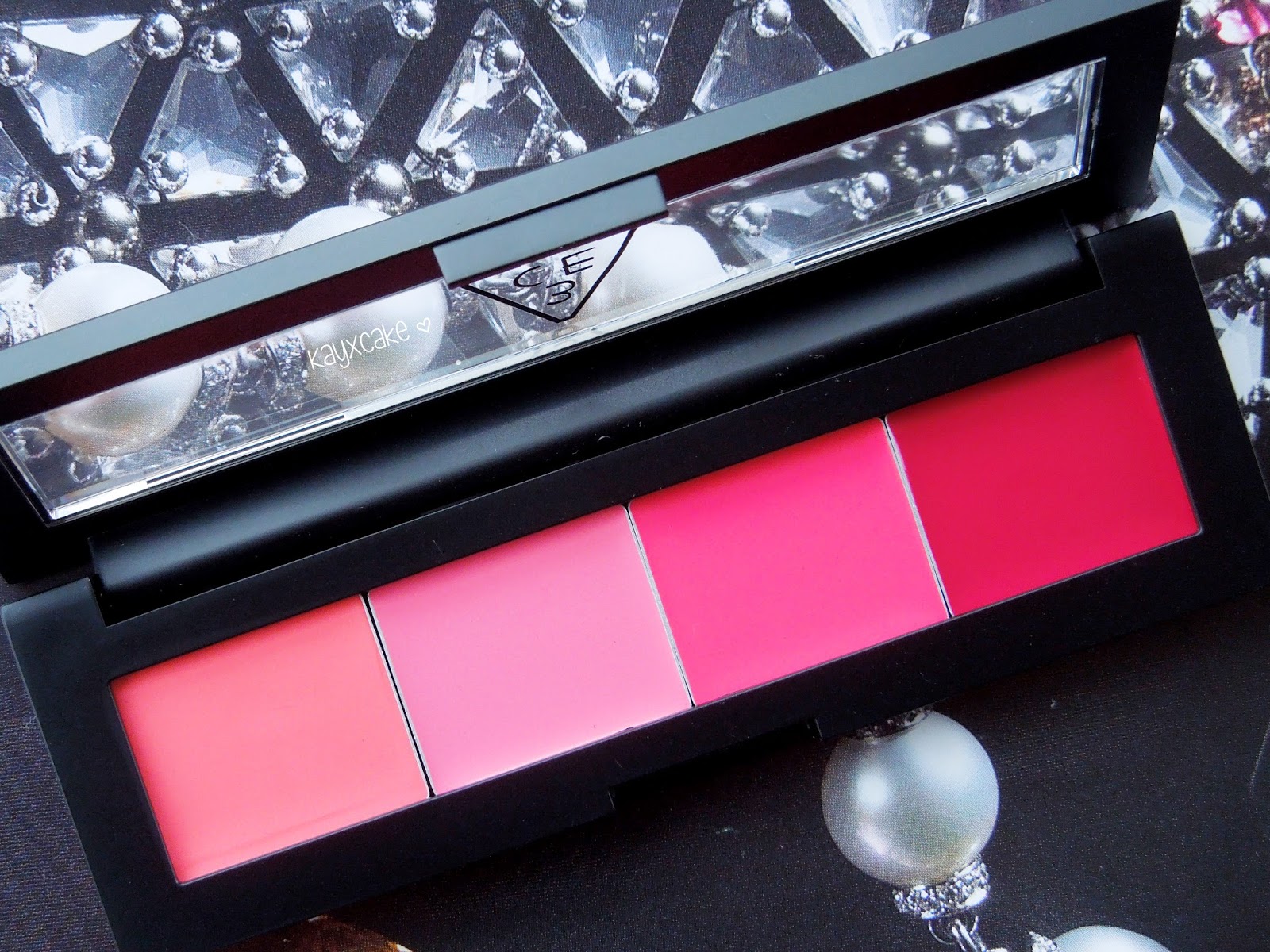 Kay Cake Beauty: 3 Concept Eyes Pink Trophy Lip Color Palette ♡ Review ...