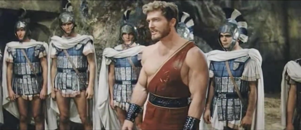 Worldwide Bodybuilders: American muscle movie star Brad Harris