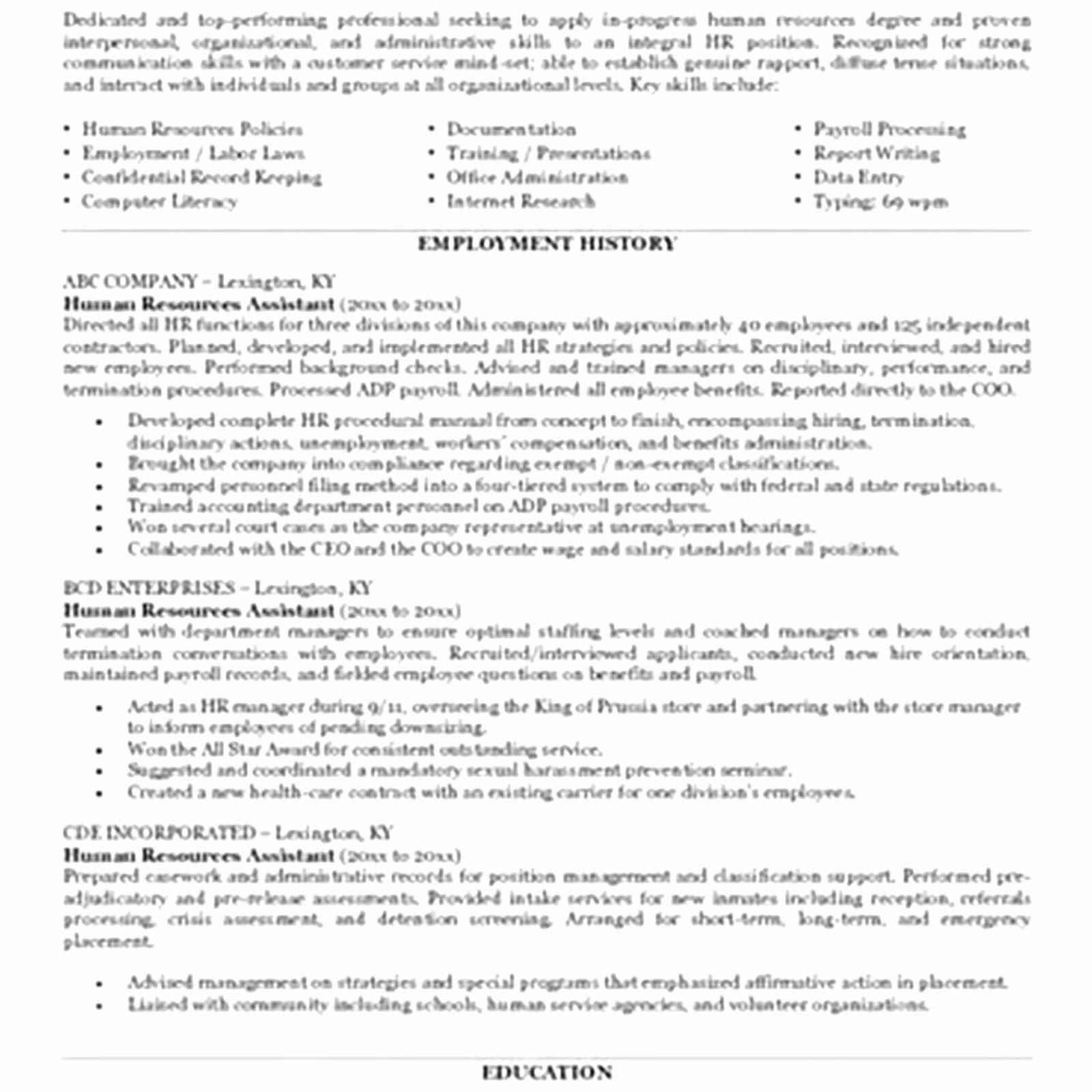 Administrative Assistant Resume Objective 2019