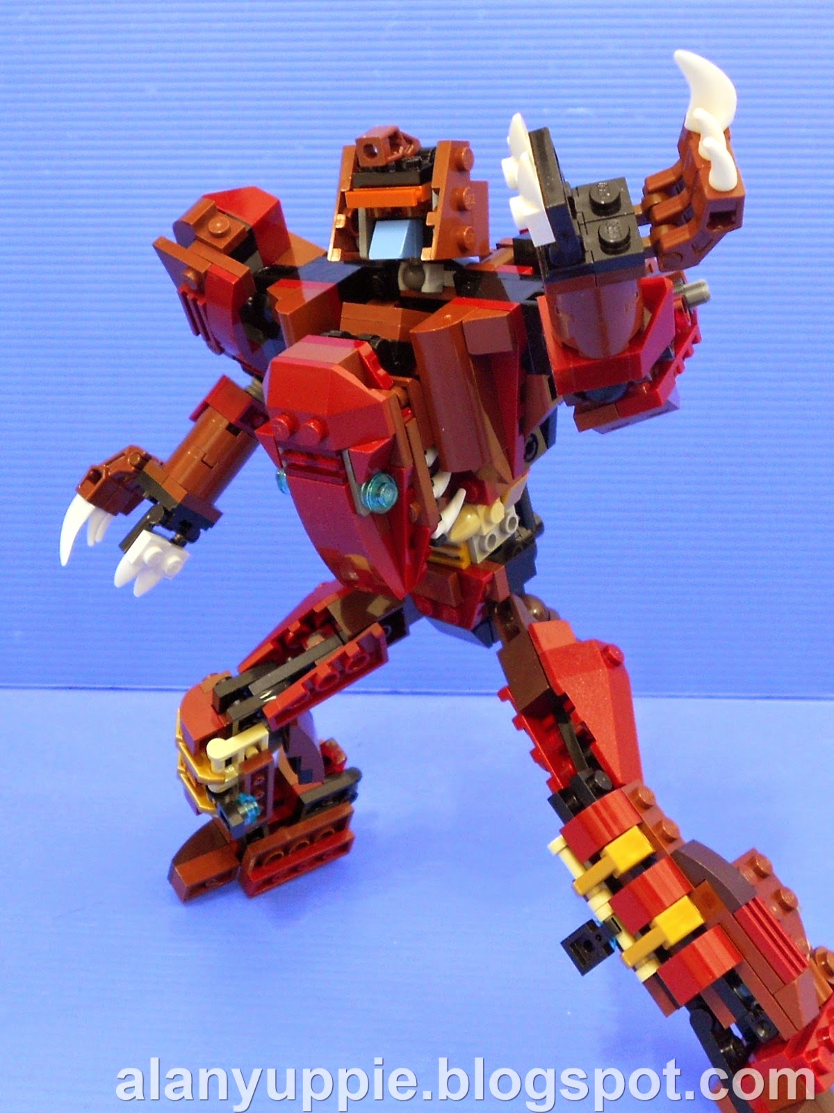Alanyuppie's LEGO Transformers: LEGO Beast Wars Dinobot Part 2: Robot mode