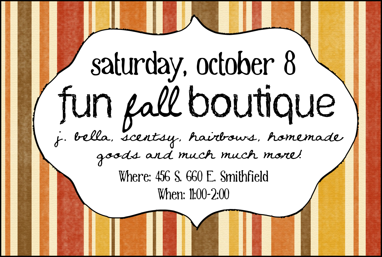 Jessica's Photography: Fall Boutique, Today!