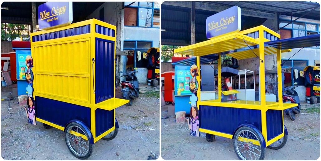 Gerobak Nasi Rames Gerobak Nasi Kuning Jasa Pembuatan