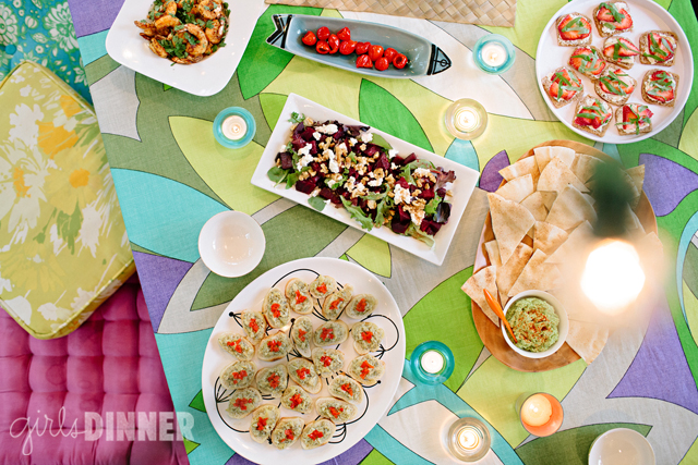 Because It's Awesome: girls dinner // summer tapas party