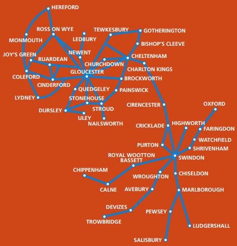 Great British Bus Routes: 51: Swindon - Cheltenham