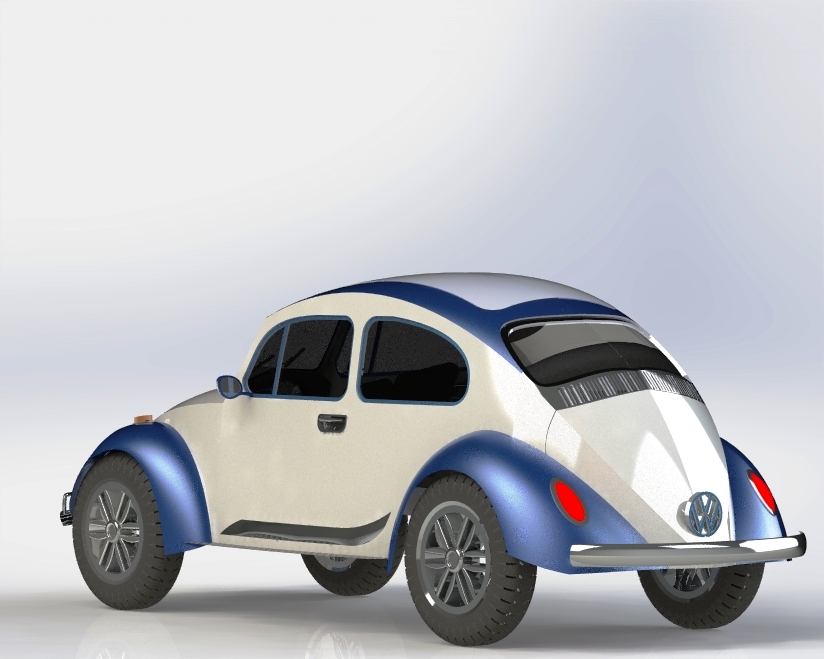 Donggi Rock Design: VolksWagen beetle 1965 solidworks