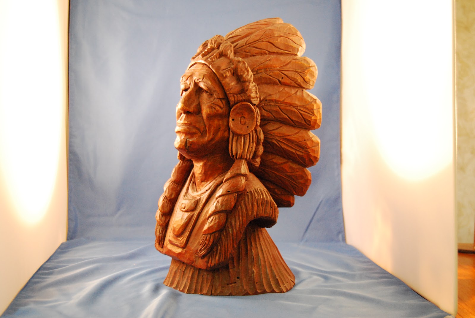 Dean's Carving Shop: Indian Bust
