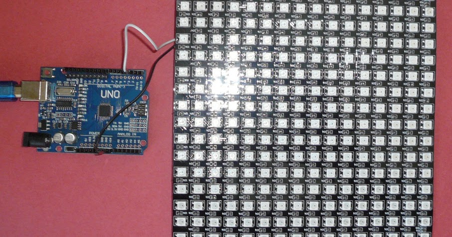 Électronique en amateur: Matrice de LEDs RGB 16 X 16 WS2812B et Arduino