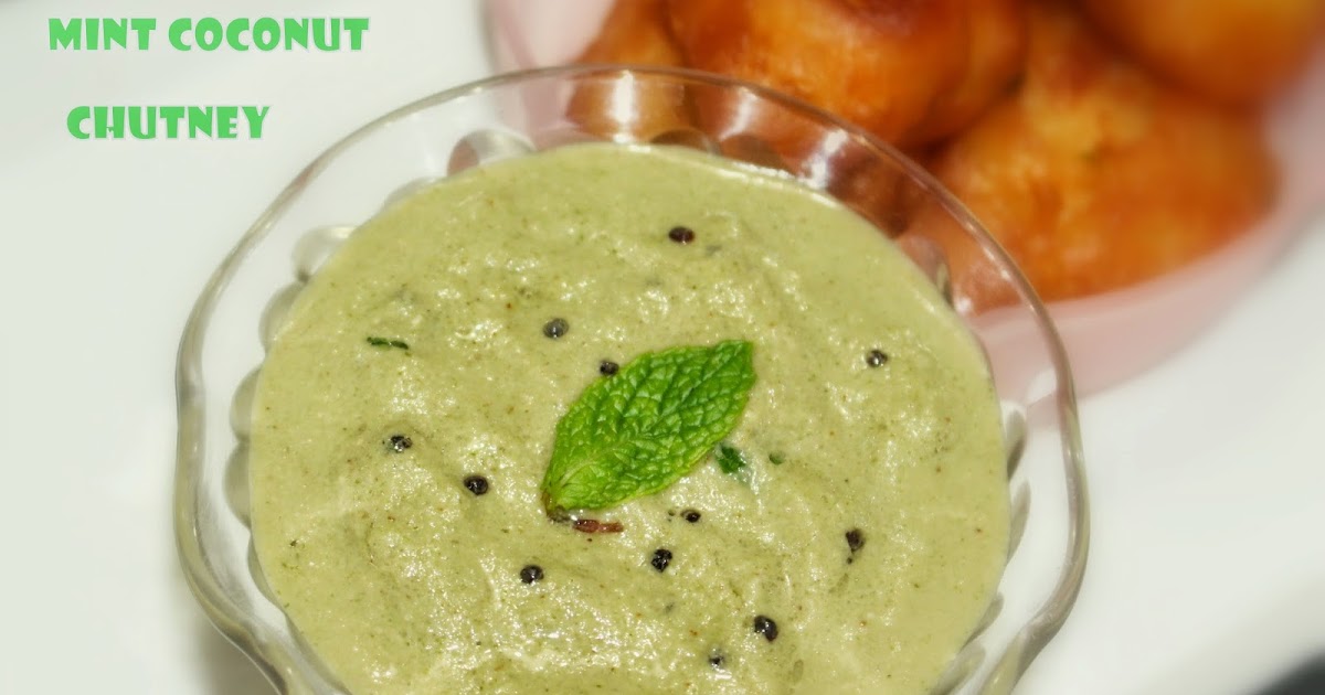 Kitchen Rhythms: Mint coconut chutney