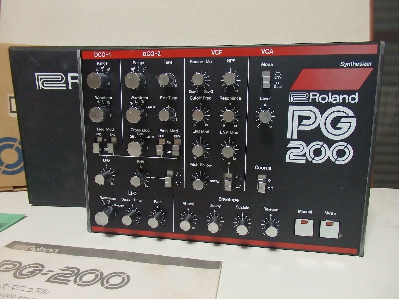 MATRIXSYNTH: Roland PG-200 Programmer w/ Original Box, Case, & Docs