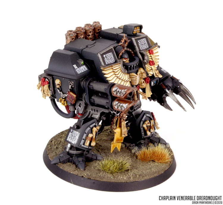 Orion Paintworks: Showcase: Chaplain Venerable Dreadnought