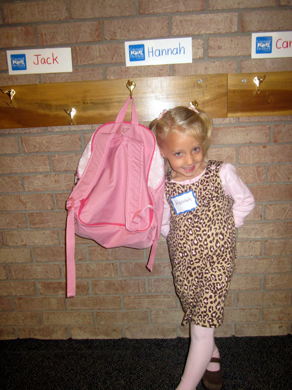 Hannah and Jack's World: First Day of Preschool