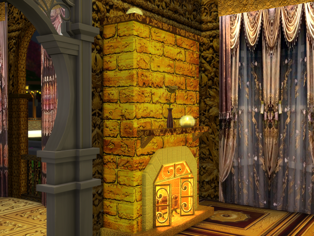 Anna Quinn Stories: Set Of 2 Royalty Fireplaces For Your SIMS 4