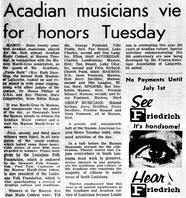 Isom Fontenot - Cajun Harmonica Pioneer