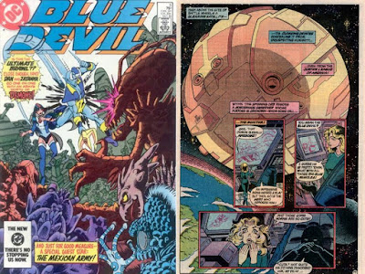 Dave's Comic Heroes Blog: Watching The Monitor: Swamp Thing, Blue Devil ...